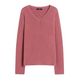 Max Mara Femme, Pulls, Rose, Taille: 38 FR Links Knit Sweater