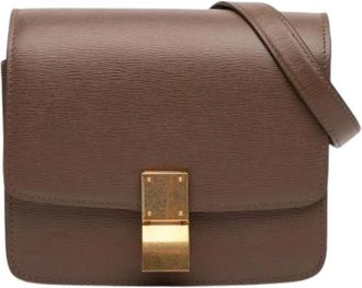 Celine Sac bandouli&egrave;re classique Pre-owned - Femme - Pre-owned - Brun - Taille: ONE Size
