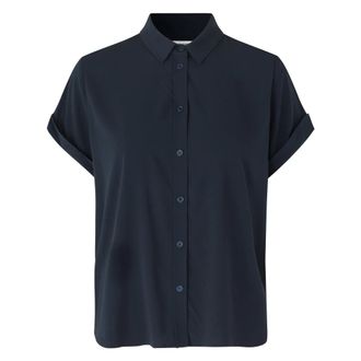 Sams&oslash;e & Sams&oslash;e Femme, Blouses et Chemises, Bleu, Taille: 40 FR Majan SS Shirt