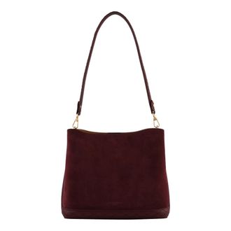 Pourchet Manhattan Daim - Femme - Sacs - Rouge - Taille: ONE Size