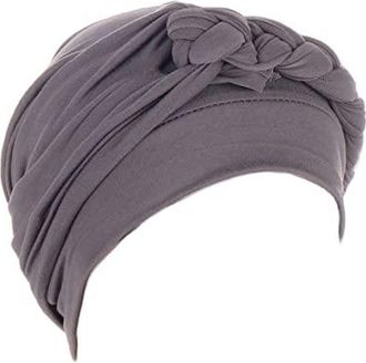 Generic Turban Africain Femme &Eacute;charpe de T&ecirc;te Turban Chapeaux Bonnet Pr&eacute;-nou&eacute; Tresse Torsad&eacute;e Bandana Foulard Chimio Cancer Casquette de Perte de Cheveux