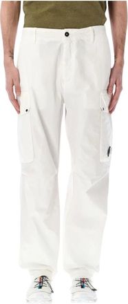 C.P. Company C.p. Company, Homme, Pantalons, Blanc, Taille: XL Cargo Pant in Microreps