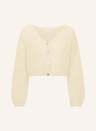 Americandreams Americandreams Cropped-Strickjacke Cornelia gelb