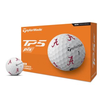 TaylorMade Golf 2024 TP5 PIX Alabama EIN Dutzend Golfbälle