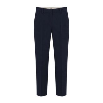 Elisabetta Franchi Slim-fit Hose - - Trousers - Damen - Blau - S
