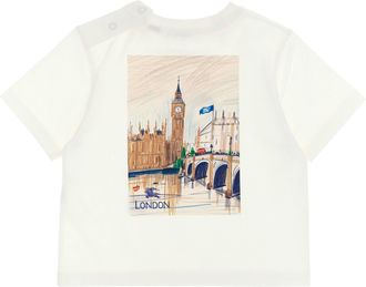 Burberry Thomas Bear Graphic Print T-Shirt - Cream