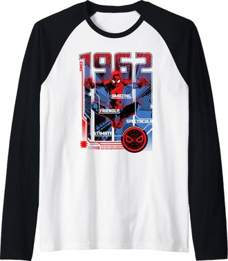 MARVEL Spider-Man Since 1962 Iconic Super Hero Raglan