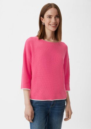 Comma 3/4 Arm-Pullover Strickpullover Strickpullover im Loose-Fit