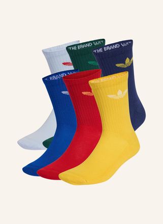 adidas Originals Adidas Originals 6er-Pack Socken Crew gelb