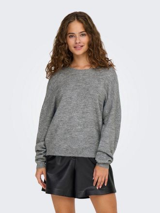 Only Rundhalspullover ONLMANIFESTA LS REVERSIBLE KNT NOOS