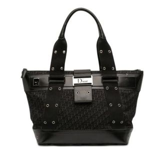 Dior Sac cabas en toile Pre-owned - Femme - Pre-owned - Noir - Taille: ONE Size