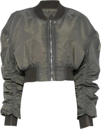 Rick Owens Micro Secchia Bomberjacke - - Jackets - Damen - Grau - M