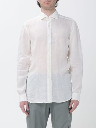 Fay Chemise Homme couleur Jaune Cr&egrave;me