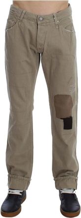 Acht Acht, Homme, Jeans, Beige, Taille: W34 Jean Droit Taille Basse