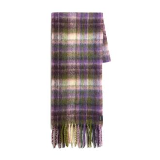Woolrich Karierter Mohair-Wollschal - - Accessories - Damen - Mehrfarbig - ONE SIZE