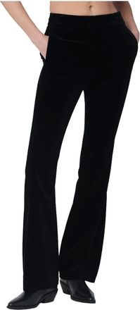 Golden Goose Femme, Pantalons, Noir, Taille: 36 FR Slim Flared Pantalons