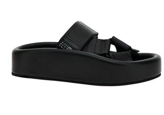Maison Margiela Black Leather Sandals Size 36