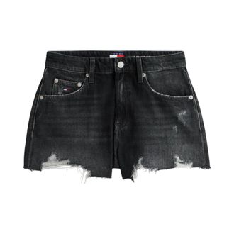 Tommy Jeans Damen, Shorts, Schwarzk, W30Gr&ouml;&szlig;e