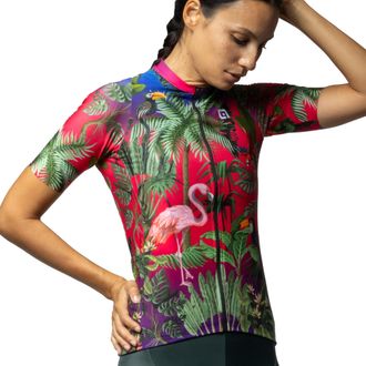 Al&eacute; Al&eacute; Cycling Damen Pr.e Guyana T-Shirt mit kurzen &Auml;rmeln, Rosa, Medium