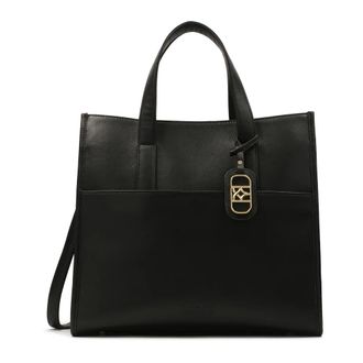 Kazar Gro&szlig;e Handtasche mit Griffen und Riemen - - Bags - Damen - Schwarzk - ONE SIZE
