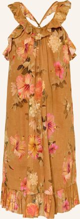 Zimmermann Kleid Mahon Mit R&uuml;schen beige