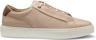 BOSS Hommes Gary Tenn Baskets en Cuir Gary avec contrefort en Cuir suédé