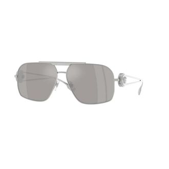Versace Silber Verspiegelte Sonnenbrille - - Accessories - unisex - Grau - 62 MM