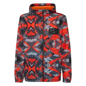 Plein Sport Nylon Windbreaker Camouflage - - Sport - Herren - Mehrfarbig - S