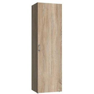 Inside75 Colonne de rangement LUND 1 porte ch&ecirc;ne naturel 40 x 40 cm profondeur