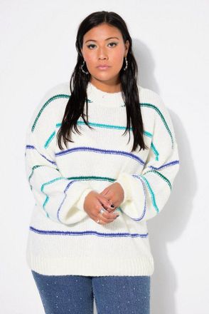 STUDIO UNTOLD Strickpullover Pullover oversized Grobstrick Colorringel Rundhals