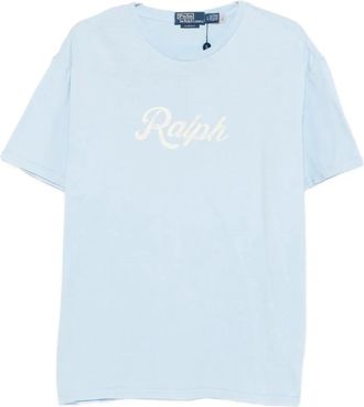 Ralph Lauren Homme, Tops, Bleu, Taille: XL Crew Neck T-Shirt