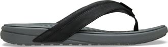 Crocs Yukon Surf Flip-Flop f&uuml;r Herren, Schiefergrau/Schwarz, Gr&ouml;&szlig;e 39, Schiefergrau Schwarz, 39/40 EU