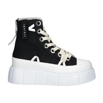 INUIKII Matilda Canvas High - Femme - Chaussures - Noir - Taille: 40 EU