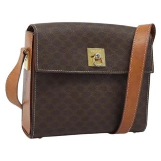 Celine Sac bandouli&egrave;re vintage doccasion - Femme - Pre-owned - Brun - Taille: ONE Size