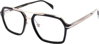 Eyewear by David Beckham Homme, Accessoires, Noir, Taille: 56 MM Optical Frame