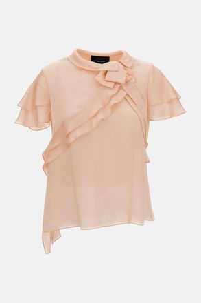 Simone Rocha Top Mit Bl&uuml;ten-schleife Und Tailleng&uuml;rtel