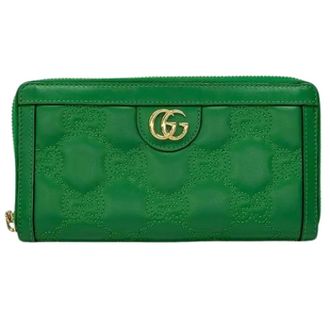 Gucci Pre-owned Long wallet (bi-fold) - - Pre-owned - Damen - Gr&uuml;n - ONE SIZE