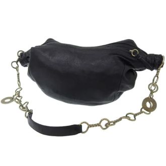 Ferragamo Pre-owned Leder Schultertasche - - Pre-owned - Damen - Schwarzk - ONE SIZE