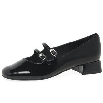 Clarks Femme Daiss30 Shine Zapatillas, Black Pat, 39 EU