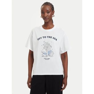 Only T-Shirt Celine 15374989 Wei&szlig; Regular Fit