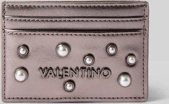 Valentino Handbags Kartenetui mit Perlenapplikation Modell GINZA