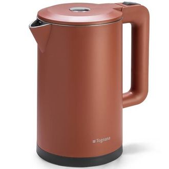 Tognana Iridea, Bouilloire &eacute;lectrique sans fil 1,7 L Plastique-Acier inoxydable, Rouge