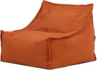 Icon Brand Alto Sitzsack Sessel für Erwachsene, Orange, Olefin Stoff für Drinnen und Draußen, Riesen Sitzsack mit Füllung, Bequemer Sessel, Garten, Terrasse, Lou