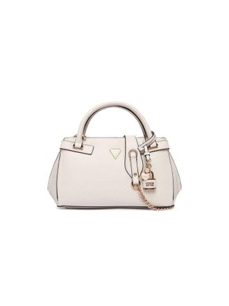 Guess Womens Satchel Bag Off White Polyurethane - Satchel-Bags