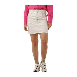Scotch & Soda Break Mini Skirt - Garment Dye Colours - - Skirts - Damen - Wei&szlig; - XS