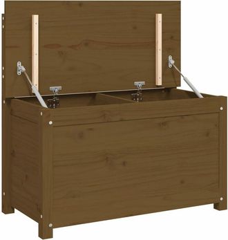 vidaXL Vidaxl - Banc Marron miel 80x41x77 cm Bois de pin massif