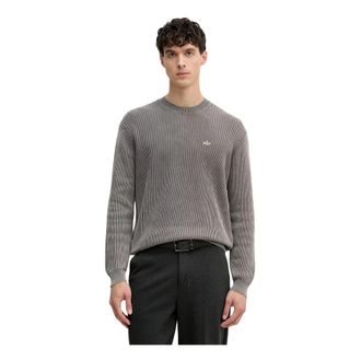 A|X Armani Exchange Rundhals-Strickpullover - - Knitwear - Herren - Grau - L