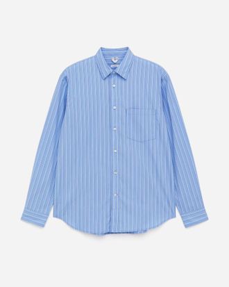 Arket Legeres Popeline-Hemd -Blau