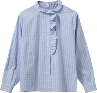 Sofie Schnoor Femme, Blouses et Chemises, Bleu, Taille: 44 FR Chemises