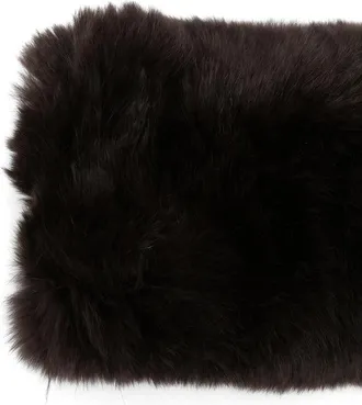 Yves Salomon 23WAA100XXKREX Rex Rabbit Fur Winter Hat - Brown